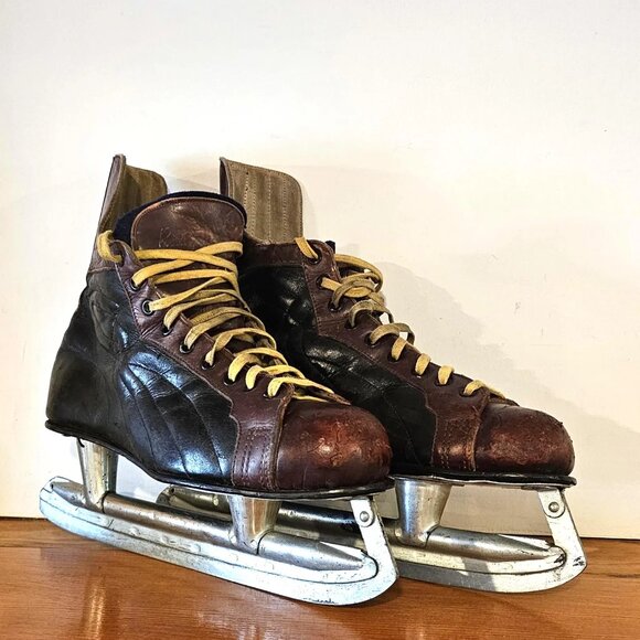 Other | Vintage 195 Maurice Richard Daoust Leather Ice Skates | Poshmark